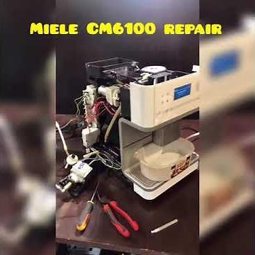 Coffee machine Miele CM6100 repair, cleaning, decalcify by @Kafijas Adrese