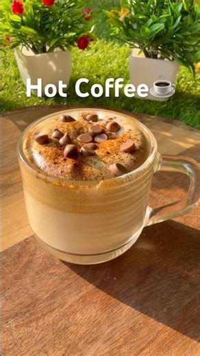 Winter Special Hot Coffee Recipe ☕| Café-Style Coffee at Home in 1 Minute | Easy Frothy Coffee