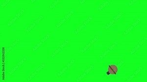 grenade blast animation with explosion effects, explosive bombs vfx on green screen,4k army concept
