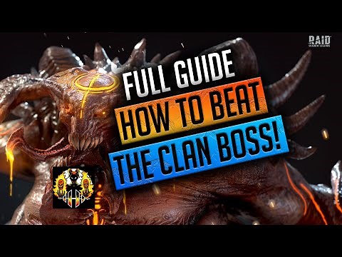 RAID: Shadow Legends | HOW TO BEAT THE CLANBOSS! FULL GUIDE!