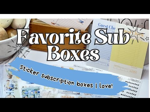 Affordable Sticker Subscription Boxes You Might Not Know About