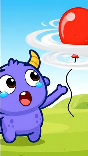 The Rainbow Slide 🌈 | Mini Moonster Short Animation for Kids