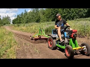 Homemade mini grader!