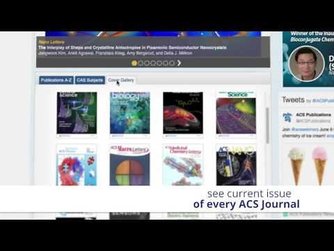 Introduction to the ACS Publications Web Platform
