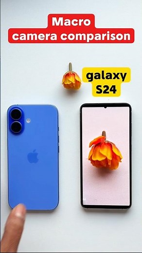 iPhone 16 vs Galaxy S24 📸 Macro Camera Test | Extreme Close-Up Comparison