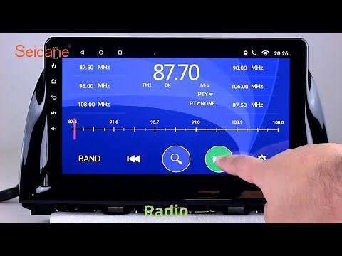 Aftermarket Radio 2012-2015 Mazda CX-5 GPS Navigation Stereo Upgrade with Bluetooth Music