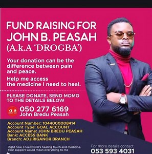Important Update:‼️‼️We’re disconnecting our MTN Mobile Money number due to relentless fraud calls to prevent potential hacking. On a personal note, after a year of silence following a blogger’s controversy, I’m reaching out for support. If you’d like to help, please consider referring philanthropic organizations that can assist me. Any support too is welcomed, and I’d be grateful. 🙏 If you know anyone who can help, kindly tag them. Thank you. | Bra Charles/drogba