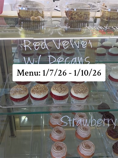 Weekly menu. 🔥 #bakery #cake #menu #sweetggsbakery #fyp