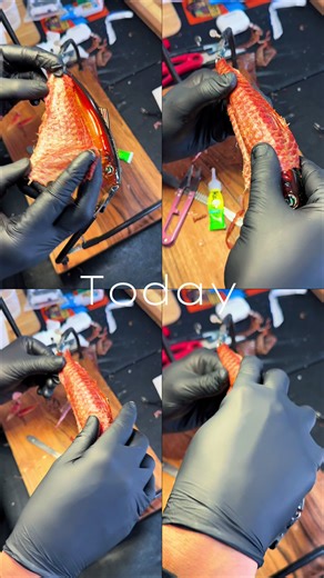 Creative Lure Making with Menpachi Fish Skin