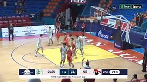 1.5M views · 10K reactions | Wild Finish! Kevin Quiambao drops 11 points in the final 2 minutes including the game-winning three to lead DLSU to a 77-74 come-from-behind win over UE  | Take Aim | Facebook