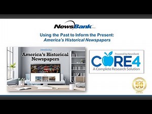 Get to Know America's Historical Newspapers - K-12 Schools