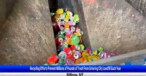 Earth First Aid Recycling Center helps keep recyclable material out of the Billings Landfill