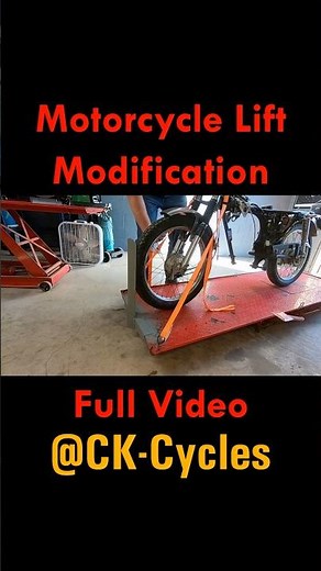 Harbor Freight Motorcycle Lift Modification