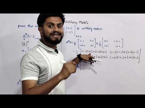 Unitary matrix | Matrices | VTU, All Universities