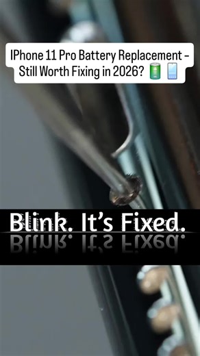 “Is fixing an iPhone 11 Pro battery in 2026 still worth it?” 🤔🔋 Before you spend big money on a new phone, look at this. New battery = ✔️ Better performance ✔️ Longer battery life ✔️ Cheaper than upgrading We just replaced an iPhone 11 Pro battery at BlinkFix — and the results speak for themselves. Comment “BATTERY” or message us if yours dying fast. #bahamiantiktok #bahamas #bahamiantiktok🇧🇸 #fypbahamas #viral