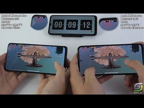 Xiaomi Redmi Note 10 Pro vs Redmi Note 10s PUBG Comparison