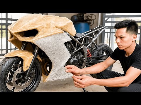 Man Builds Kawasaki Ninja By Hand — The Result is Mind-Blowing by ‪@wheelxlab‬
