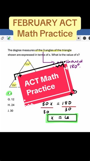 Let’s practice for the ACT! #algebra2easy #mathematics #actmath #actprep #acttest