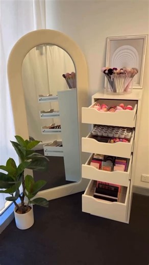 VANITY COLLECTIONS on Instagram: "BOXING DAY SALE 🥊 STARTS NOW! Up to 50% off Prices as marked Using here our NEW VC ARCH FLOOR MIRROR And in the Ikea Alex 9 drawer unit - A mixture of our drawer inserts. We have 9 styles to choose from to suit all your makeup storage needs - VC ROTATING CADDY on the top for makeup brushes ✈️ EXPRESS shipping to the USA 📦 $10 Flat rate Australia wide shipping (Excludes mirrors and tables) 🇦🇺 Perth Pick Up welcome 🌍 world wide shipping. 💰 Afterpay and Zippa