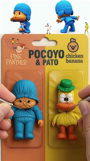 Unboxing Niddle Pop Pocoyo X Pato Vad Boyz Pink Panther X Chicken Banana
