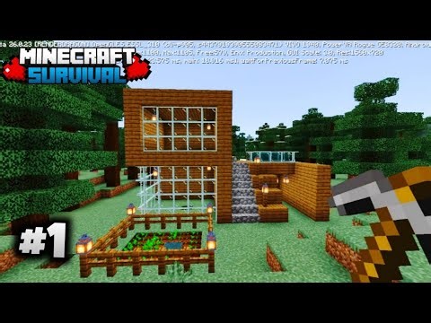 Minecraft PE Survival Series Part 1 – New World, New Adventure! 🌍🔥