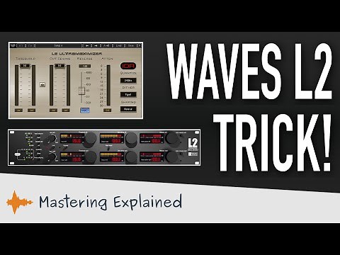 How to use the Waves L2 Ultramaximizer for mastering – our favourite trick! | Mastering Explained