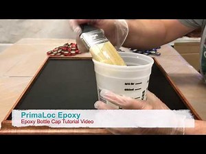 Epoxy Bottle Cap Tutorial