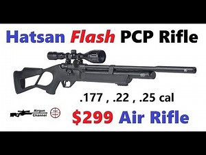 Hatsan FLASH $299 PCP Rifle - Most Powerful Entry Level PCP Air Rifle
