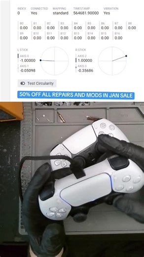 Nova Controllers Mods & Repairs on Instagram: "SAVE UP TO 50% with our January Sale! Start the year with precision, performance, and a controller that’s built to keep up with you. For a limited time, enjoy exclusive savings across all custom builds, upgrades, and repairs. 50% OFF all repair and mod orders, no code needed just add to checkout! 20% OFF *custom controller orders over £200 Use code: JAN20 Whether you're levelling up your stick modules, grabbing a fresh custom build, or giving your c