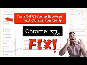 How To Remove Text Cursor In Chrome Browser | Blinking Cursor Everywhere Chrome