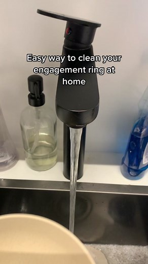 Easy Diamond Engagement Ring Cleaning at Home