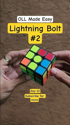 OLL #10 (2nd Lightning Bolt OLL) | Daily OLL Series
