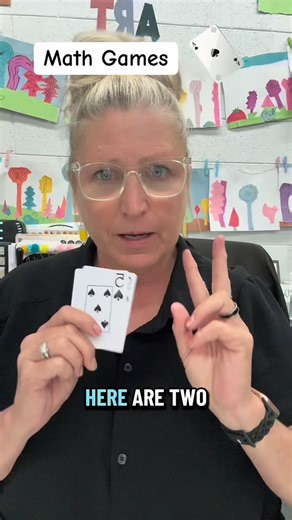 Amy McMahon | Easy NO prep math games with just a deck of cards🍎 Can be modified to fit all grades! #math #mathgames #classroomideas #mathisfun... | Instagram