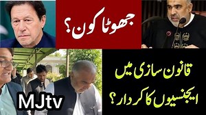 40K views · 4.2K reactions | Ex-speaker NA confronted with Ex-PM Imran Khan’s claim of intelligence agencies’ role in legislation #imrankhan #asadqaiser #intelligenceagencies #PTI #pmln #mjtv #matiullahjan #intelligenceagencies | Matiullah Jan MJtv | Facebook