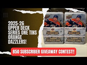 2025-26 Upper Deck Hockey Series One Tins!