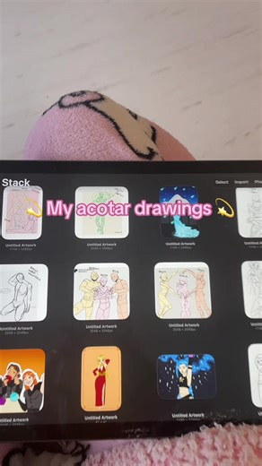 ✨ Acotar WIPs (working on getting my license to sell these)