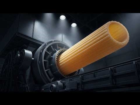 How Thousands of Pasta Shapes Are Formed Daily Inside an Italian Mega Factory