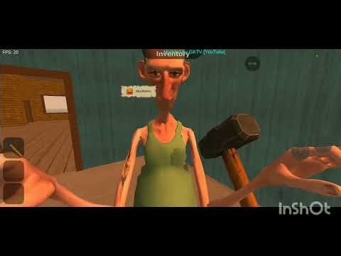 Jugando angry neighbor 0.3 y con hacks