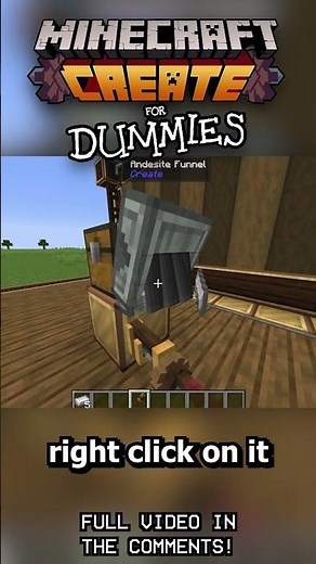 THE FUNNELS - MINECRAFT: CREATE MOD FOR DUMMIES