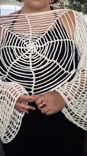 crochet spider web top #crochet #crochetpatterns #diy