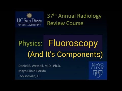 Fluoroscopy And It's Major Components