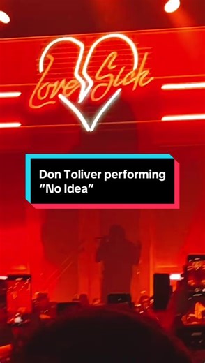 Ppl were ugly singing n everything 😂 Don Toliver performing “No Idea” on October 21st as part of the Love Sick tour 2023 #dontoliver #octane #cactusjack #lovesick #fy