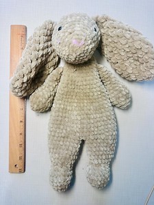 Hand Crocheted Rabbit Plush: Soft Cuddle Toy - Etsy
