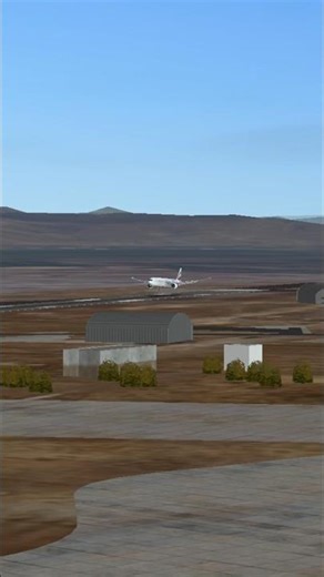 Butter or Disaster? Emirates B777 Landing Challenge at Peshawar Airport (RFS) #shorts