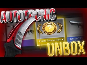CS:GO KARAMBIT AUTOTRONIC UNBOX (1 OF EVERY CASE)