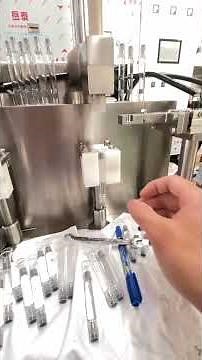 Manual pfs prefilled syringe filling and stoppering machine