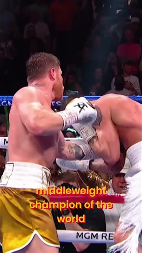 Canelo ALVAREZ's BRUTAL KO FINISH to Become Undisputed Champion! #shorts