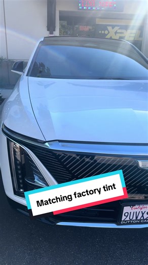 Matching Factory Tint with XR Plus for Cadillacs