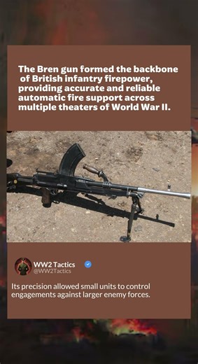 Bren Gun | British Light Machine Gun of WWII | WW2 Tactics