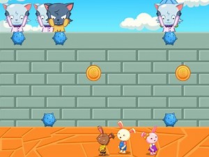 Play Rabbit Avoid Thorn Ball | Free Online  Games. KidzSearch.com
